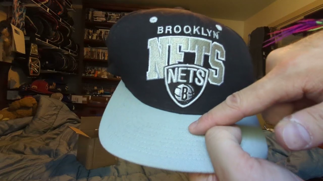 Mitchell and Ness Brooklyn nets hat unboxing 6-19-23