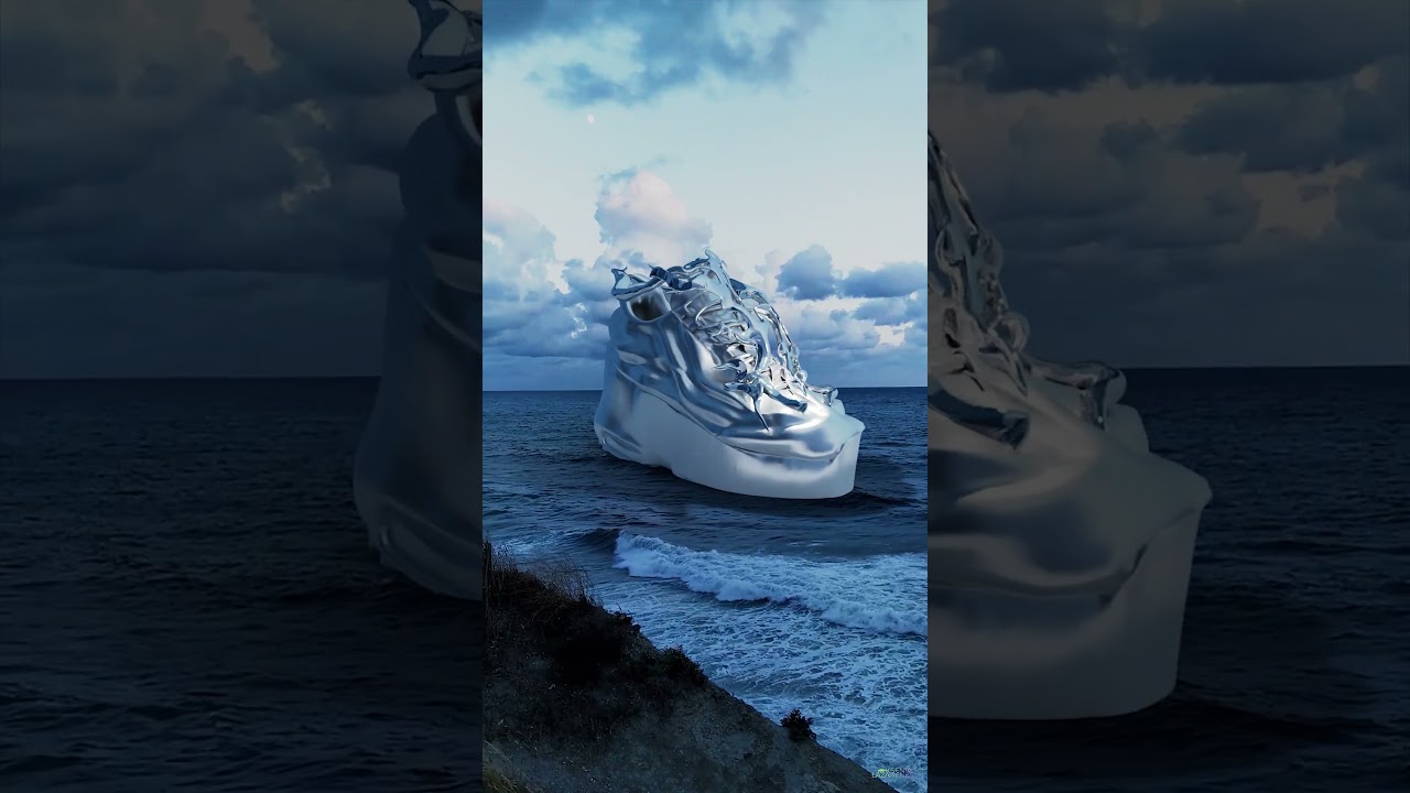 👀🌊🌛 #vfx #blender #sneakers  #3d