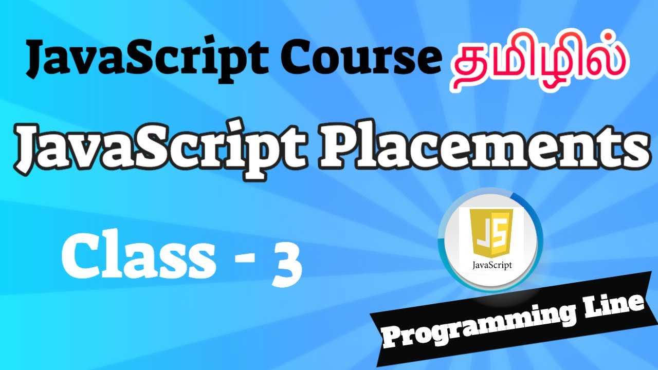 JavaScript Placements In Tamil | Inline JS | Internal JS | External JS [Class - 3]
