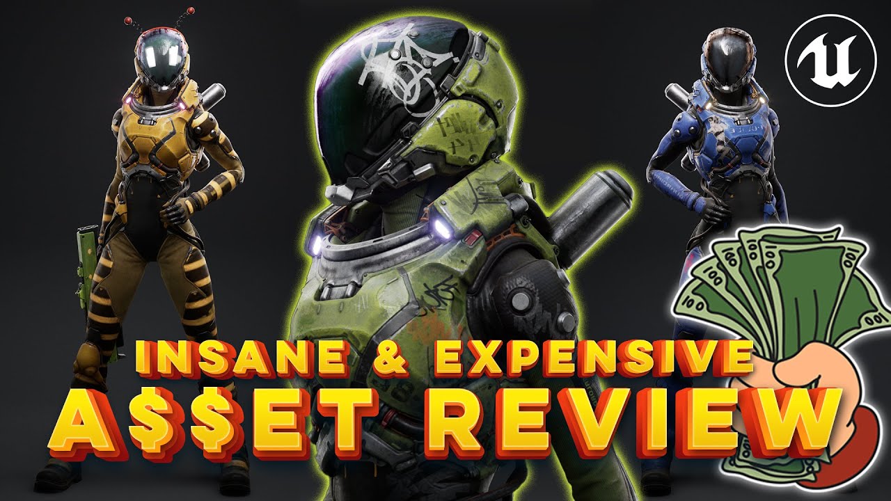 Insane & Expensive Asset Pack Review - Sci-Fi Fighter Character