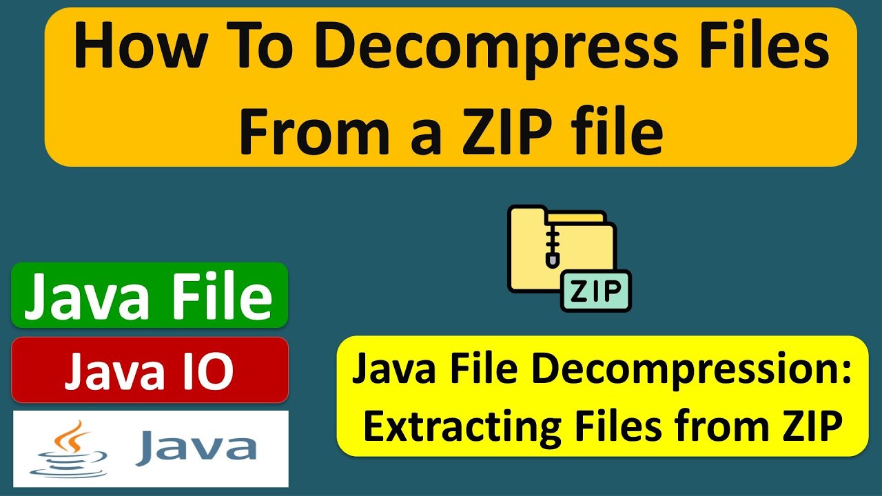 How to decompress files from a ZIP file? | Java File | Java IO | Java Tutorial