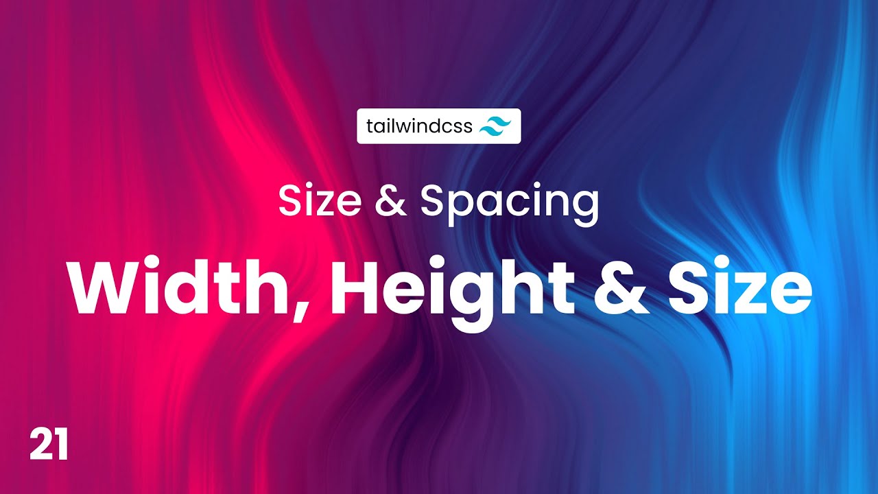 📏 Width, Height & Size | Tailwind CSS for Beginners
