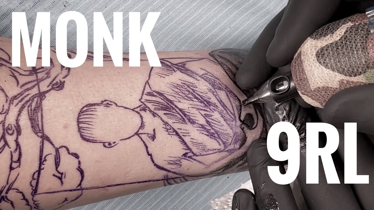 Monk Tattoo | Time lapse
