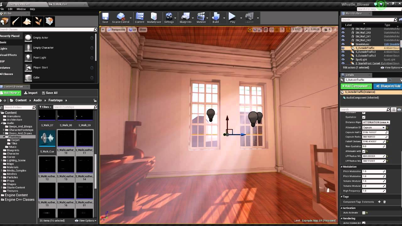 UE4 Basic Audio CUE Tutorial