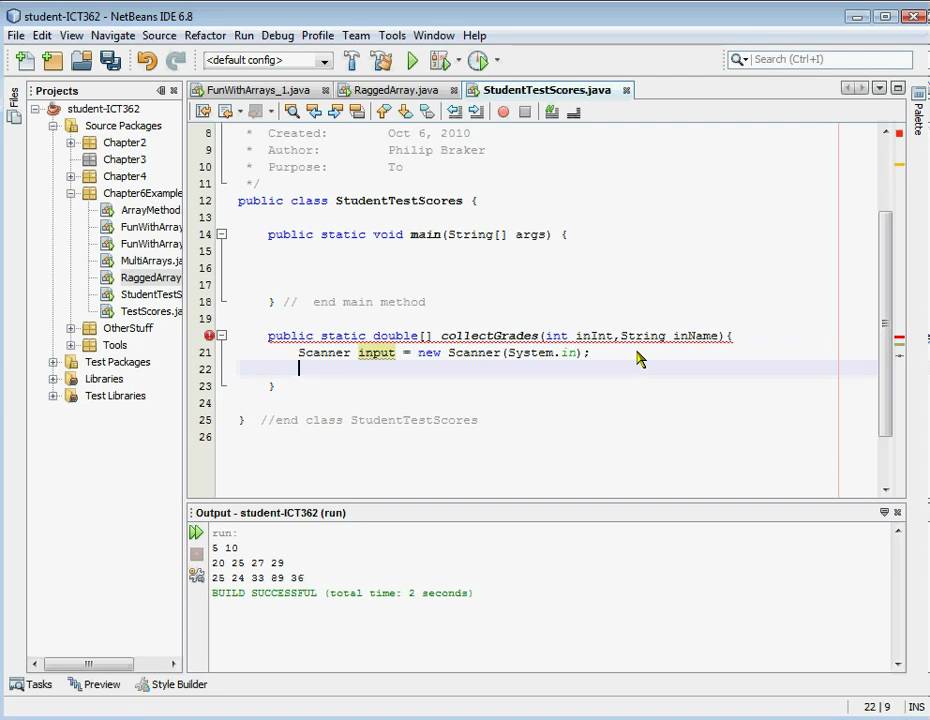 Java Programming: Ragged Arrays (1)