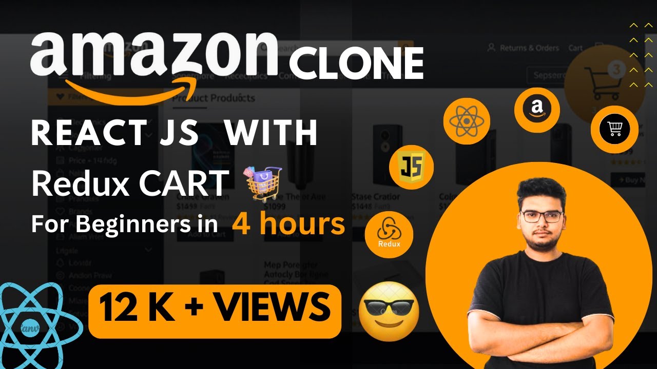 Build Amazon Clone Using React JS For Beginners | Complete Website Like Amazon In React JS 2024