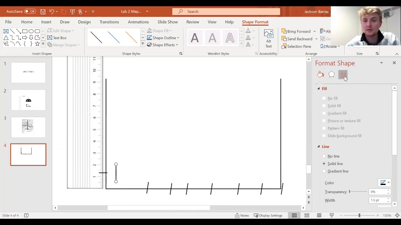 Topographic Profile in PP