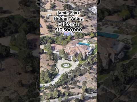 This Is Jamie Foxβs House In Hidden Valley Worth $10.5M π‘ #jamiefoxx #realestate #shorts