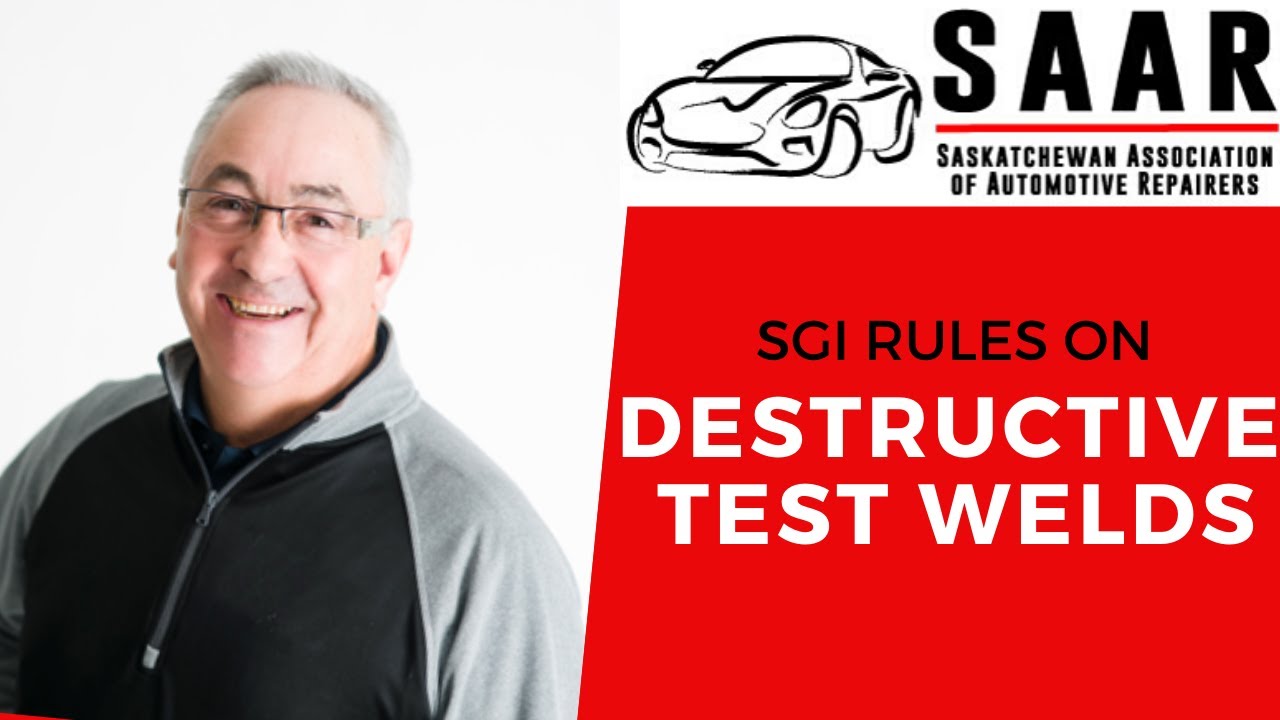Destructive Test Welds SAAR
