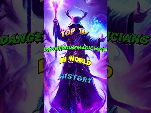 Top 10 dangerous magician in world histry | #magician #magic #top10 #shortsfeed #trending #magic5