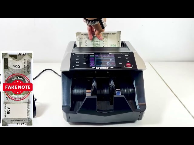 Currency Counting Machine - Texet TMC-EX Mix Note Value Counting with Accurate Note Counting ...