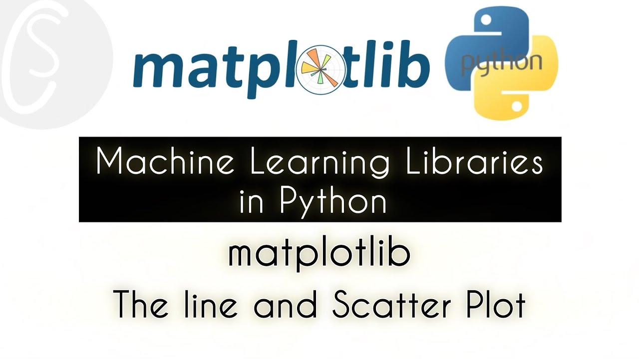 The line and Scatter Plot | matplotlib | Machine Learning Libraries in Python