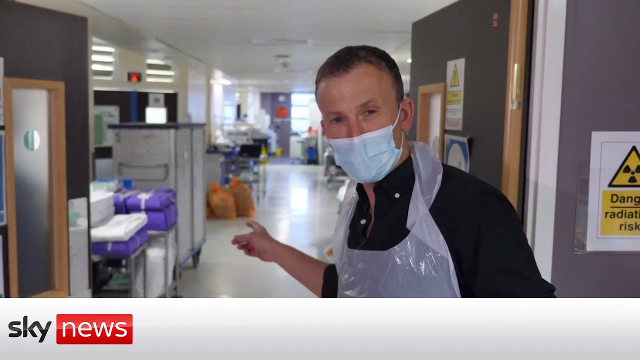 COVID-19: Sky News inside Warrington Hospital