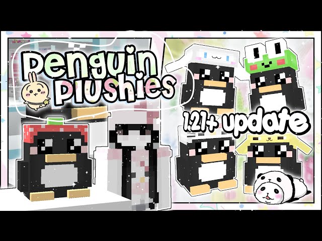 penguin plushies addon — mcbe / pe 1.21+ Minecraft Mod