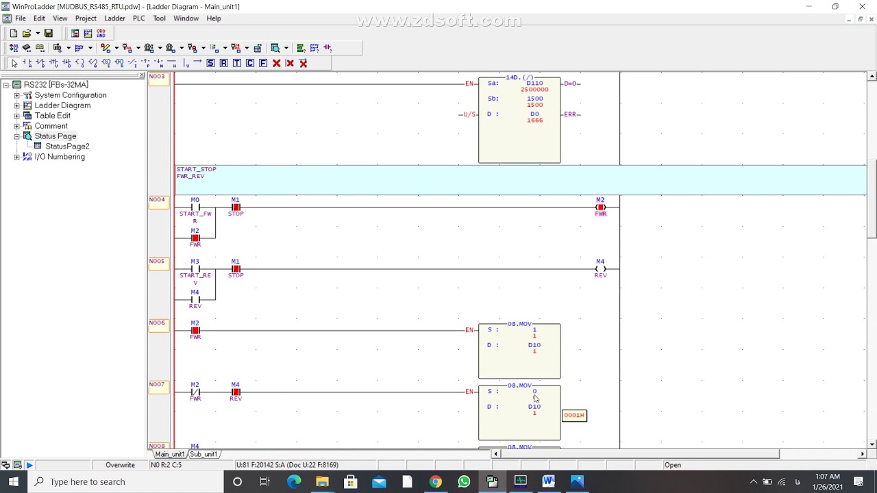 fatek plc MODBUS RTU PROGRAMING WHITE TECO DRIVE
