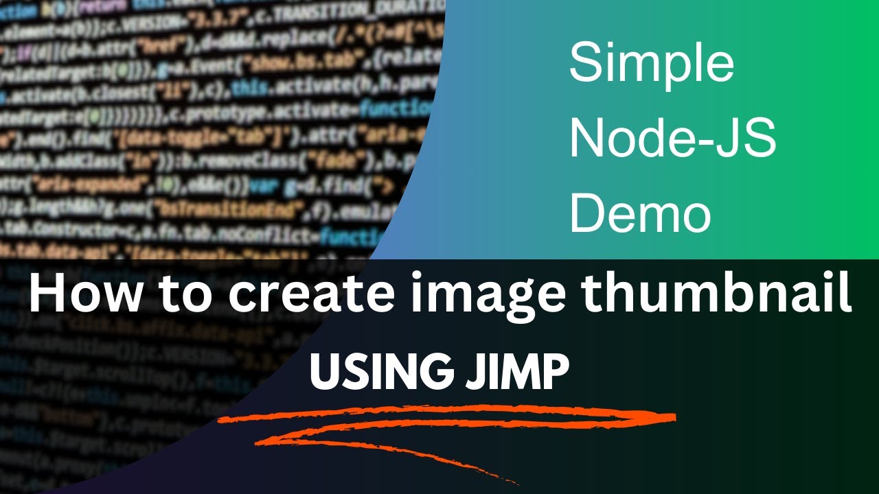 Simple Node-JS Demo - How to create image thumbnail using JIMP