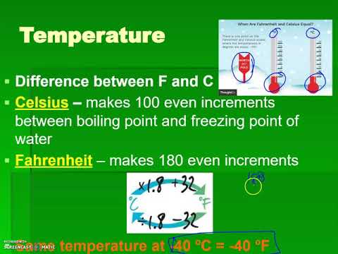 3.7 - Temperature, Celsius vs Kelvin scales, & Absolute Zero