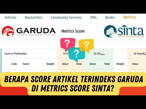 Berapa Nilai Artikel Jurnal yang belum Terakreditasi di SINTA