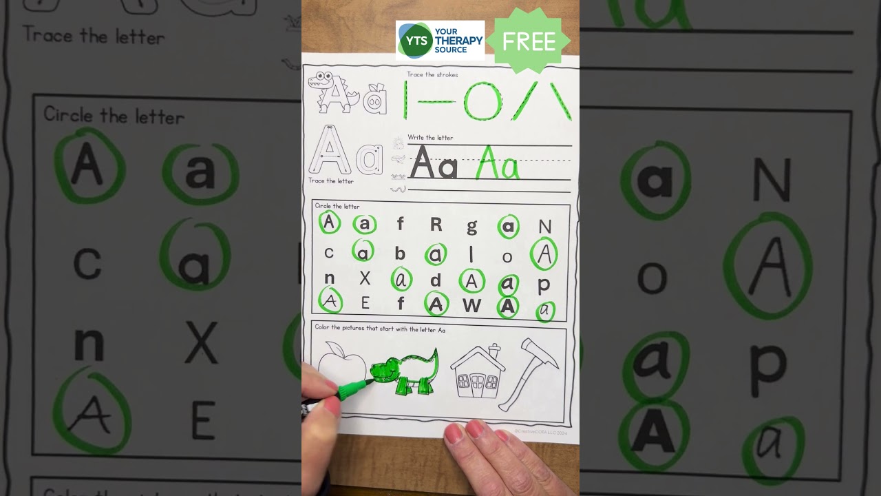 Free Handwriting Worksheets for Early Learners
