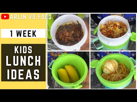 KIDS SCHOOL LUNCH BOX IDEAS 2024 (What My NIGERIAN CHILDREN Eat for School Lunch)