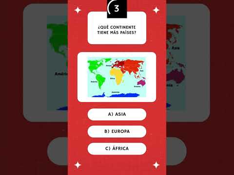 qué continente tiene más países? un dato que pocos adivinan#mapamundi #continentes #sabiasque