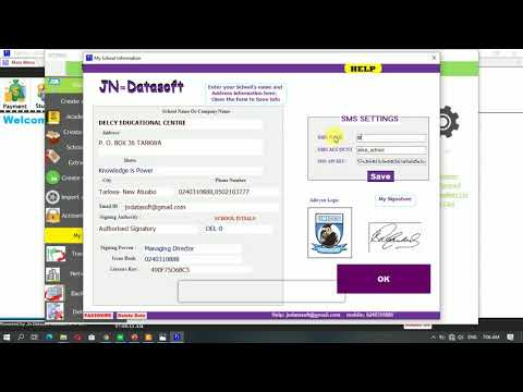 ADD YOUR SCHOOL INFORMATION TO THE DATABASE.