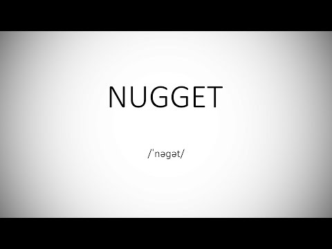 "Nugget" Pronunciation by SimplePronounce