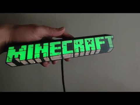 🤏 Small Minecraft Lightbox・Free STL File for ・Cults