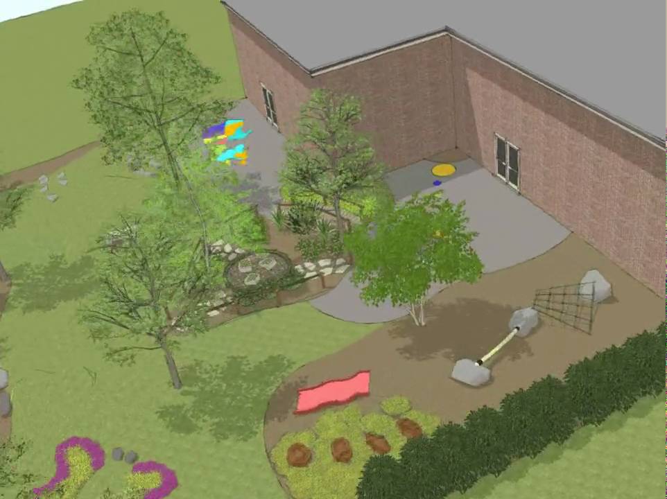 Natural Playground Design - Montessori School