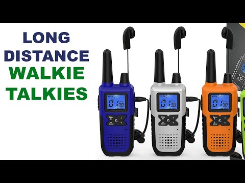 Long Distance Rechargeable 2 Way Radios Walkie Talkies