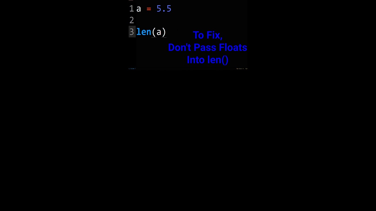 TypeError: object of type 'float' has no len()