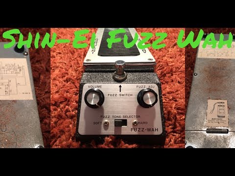 Shin-Ei 6-Tr Fuzz Wah Pedal 1960s | Reverb