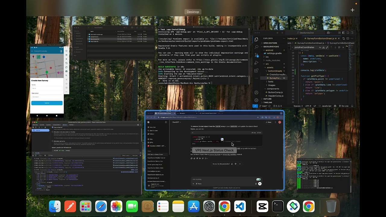 React Native Google Maps Save & Load Routes (Polyline + SQLite)
