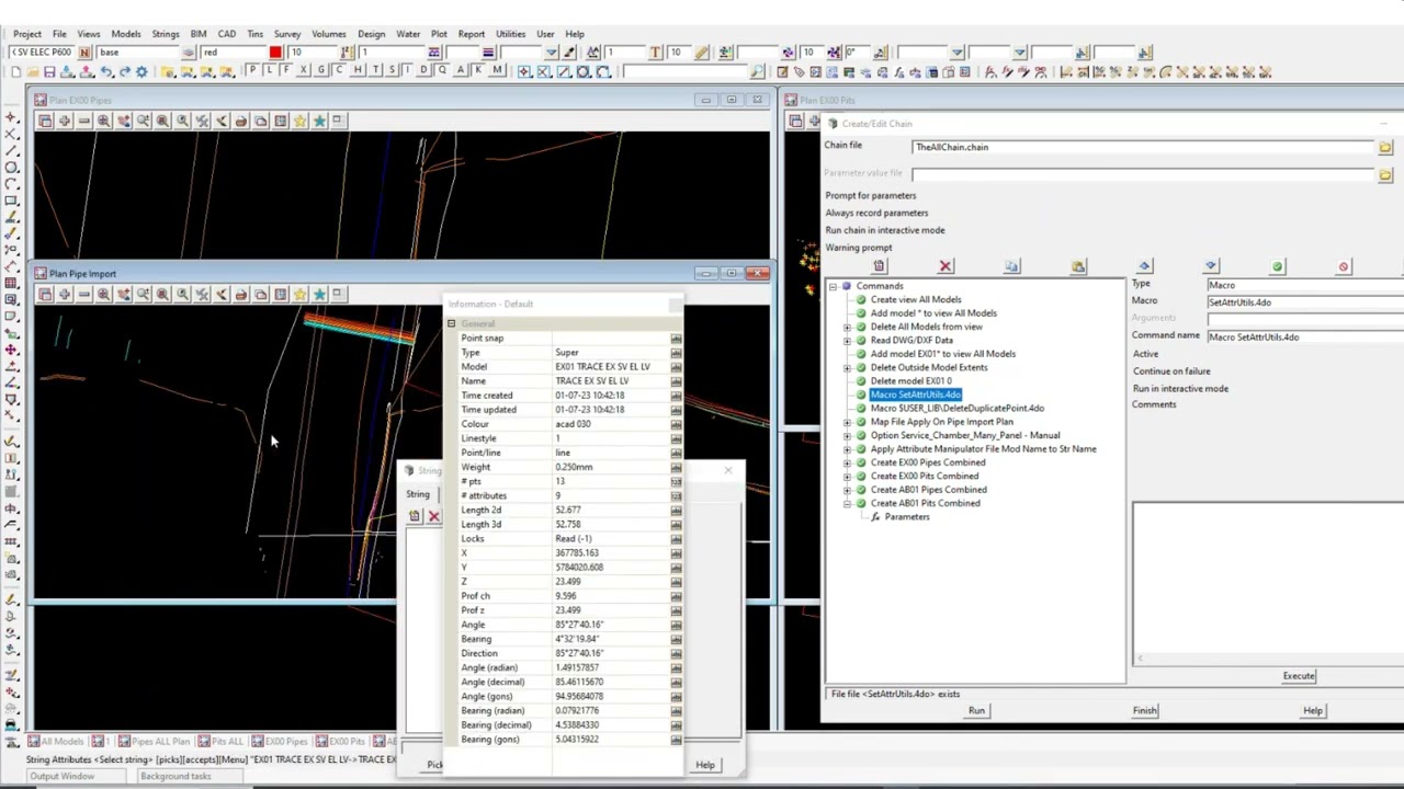 12d Utility Modelling Automation