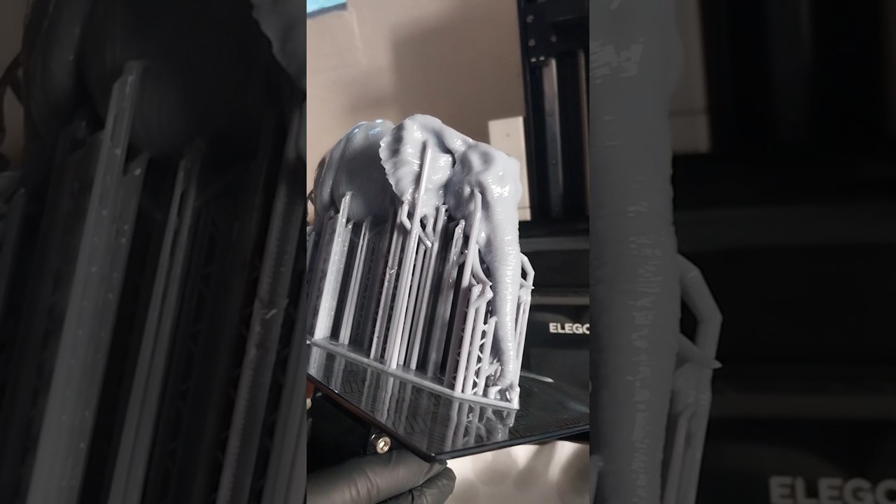 3D Print Model - African Elephant #3dprinting #3dprinted #3d #3dmodel #elephant #animalfigures
