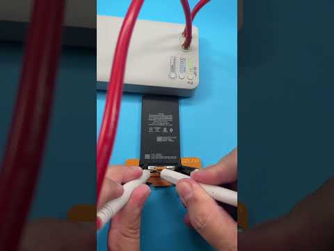 iPhone battery replacement with Qianli Spot Welding Machine and V1SE JCID - 100% Battery Health