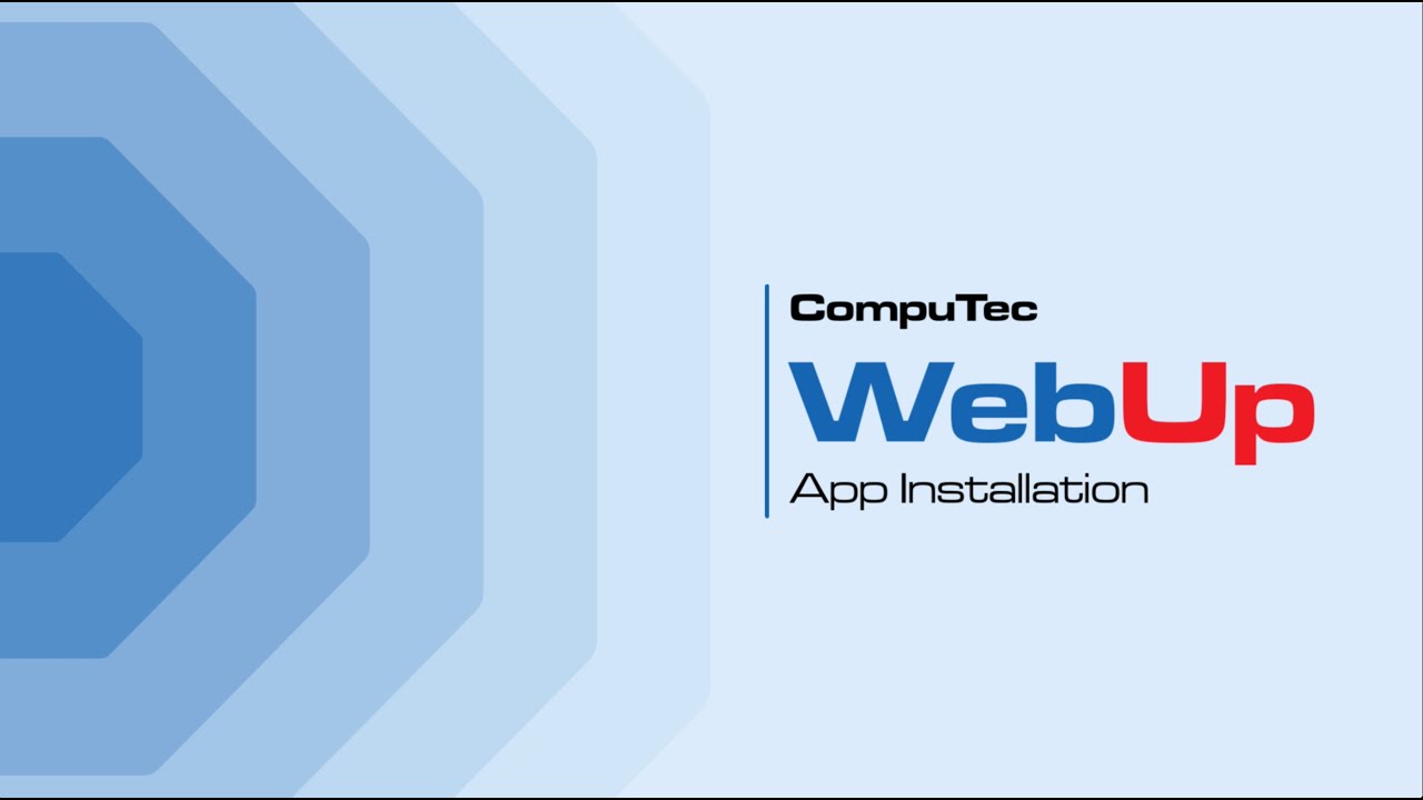 How to install the CompuTec WebUp App
