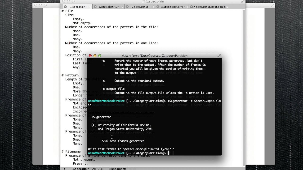Category Partition Demo - Georgia Tech - Software Development Process