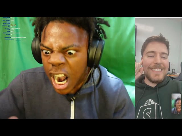 IShowSpeed tries to troll MrBeast on FaceTime as the latter ends up ...