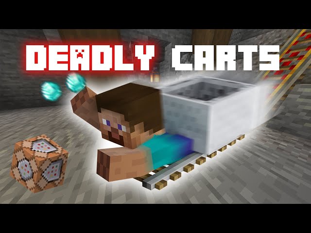 Deadly Minecarts Minecraft Data Pack