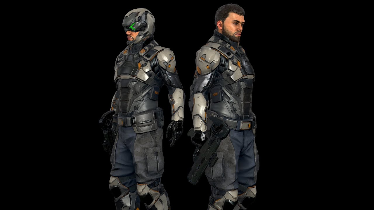 Cyber men Unreal engine presentation