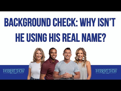 Background Check: Why Isn’t He Using His Real Name?