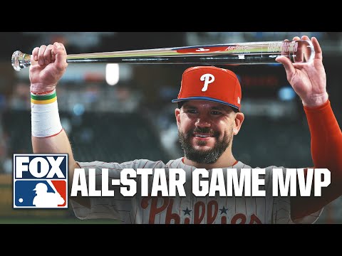 Kyle Schwarber receives 2025 MLB All-Star Game MVP | MLB on FOX
