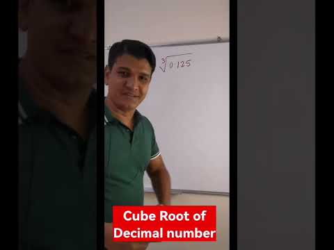 Cube root of decimal number. #shorts #shortsvideo #shortvideo