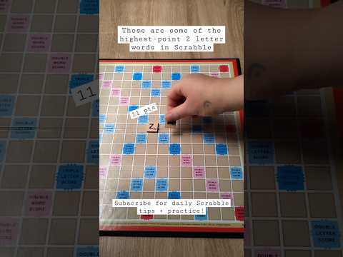 These are some of the highest-point 2 letter words in Scrabble