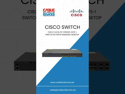 Cisco Catalyst 2960XR-24TS-I Switch 24 Ports Managed Desktop #cisco #switches