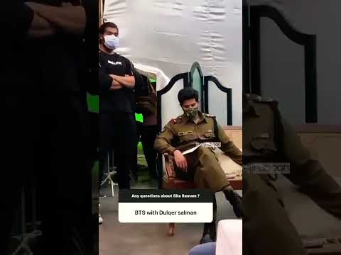 Mrunal Thakur With Dulquer | Fun Time | Sita Ramam #shorts #dulquersalmaan #mrunalthakur