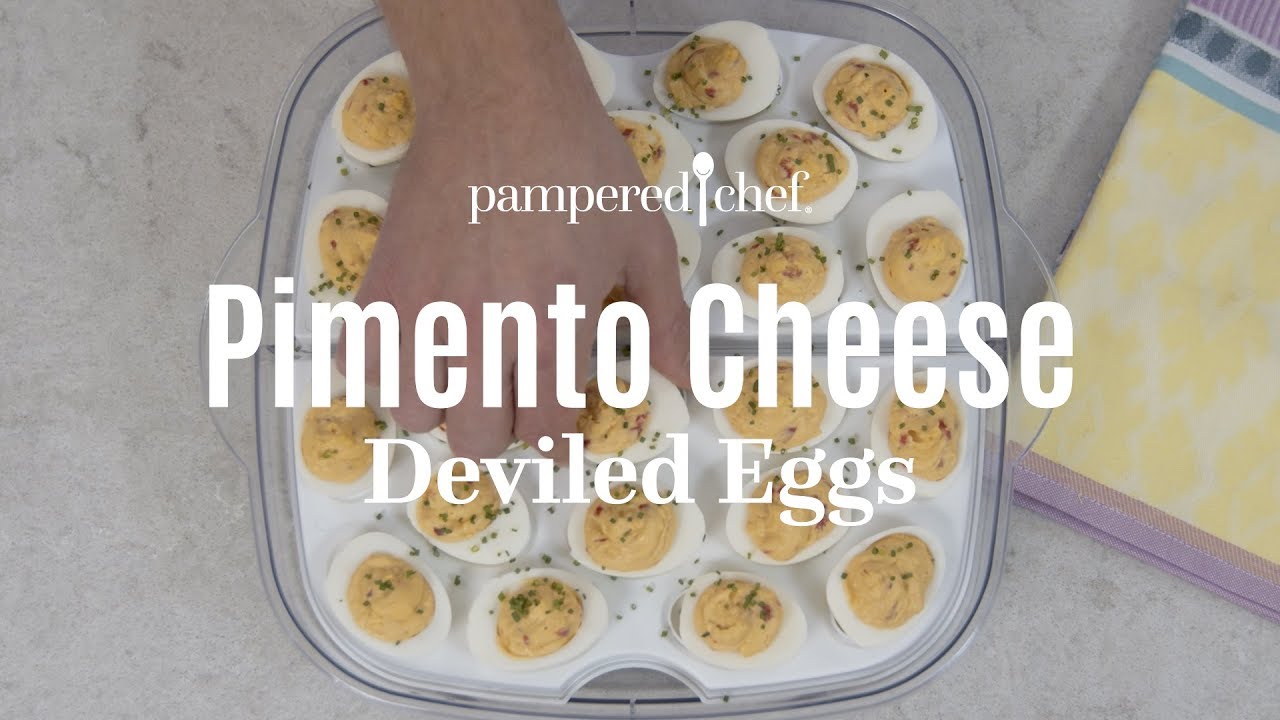 Quick Cooker Pimento Cheese Deviled Eggs | Pampered Chef