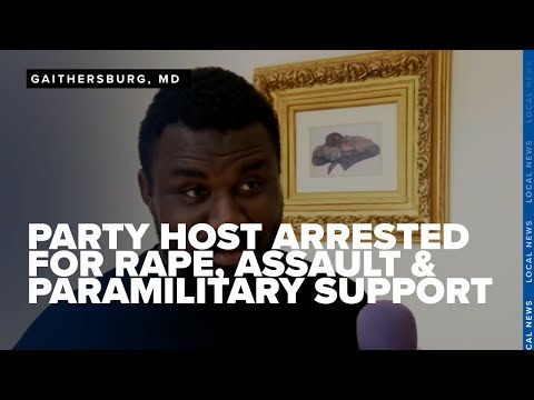 For-profit house party host in Maryland arrested for rape, assault & paramilitary support