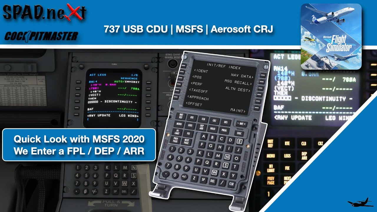 Cockpit Master CDU working with The CRJ! - Hardware & Peripherals ...